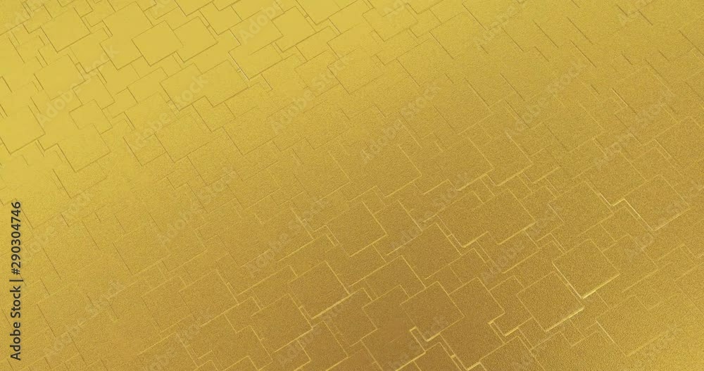 Abstract geometric golden backgroundfoil tiles texture seamless loop ...