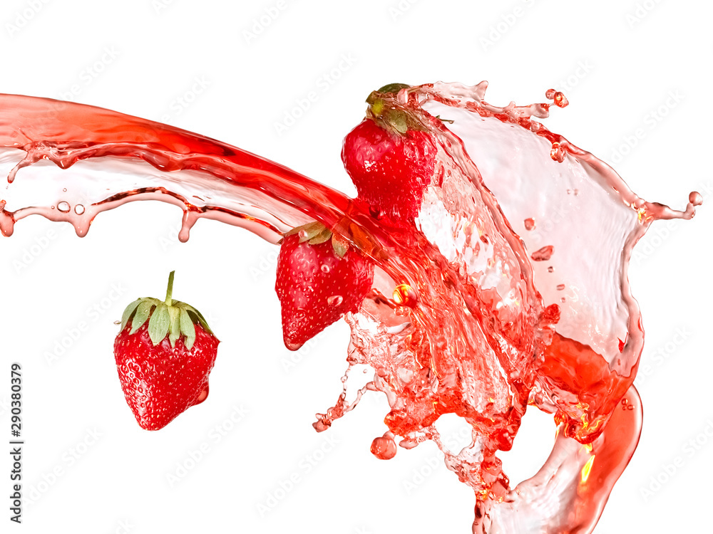 Strawberry Juice Splash