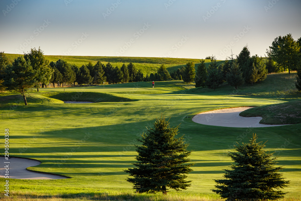 Golf course, fairway Stock Photo | Adobe Stock