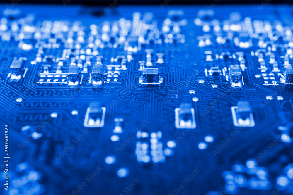 Blue graphic card. Blue picture. Stock Photo | Adobe Stock