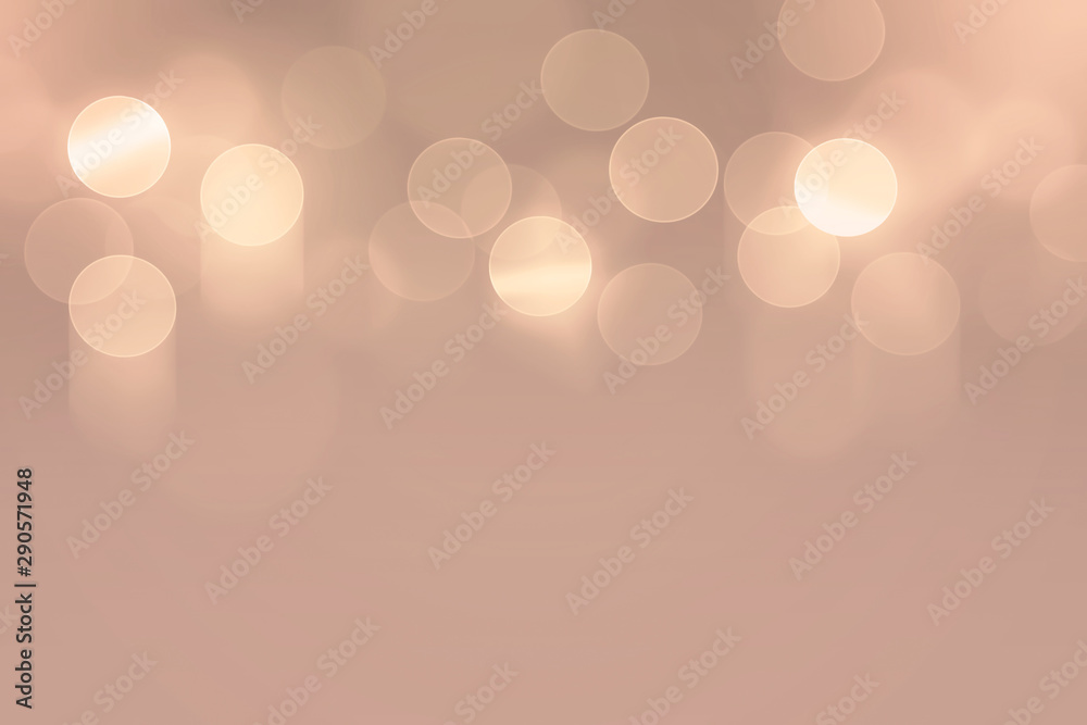 Abstract rose gold bokeh background Stock-Illustration | Adobe Stock