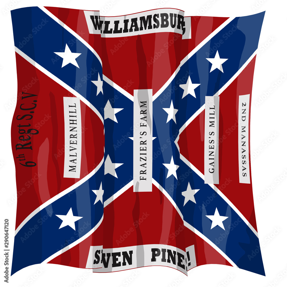 Confederate Battle Flags Of The Civil War