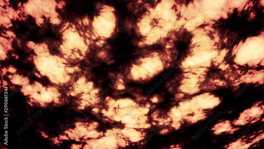 Vidéo Stock Abstract hot red magma flowing and waving, seamless loop ...
