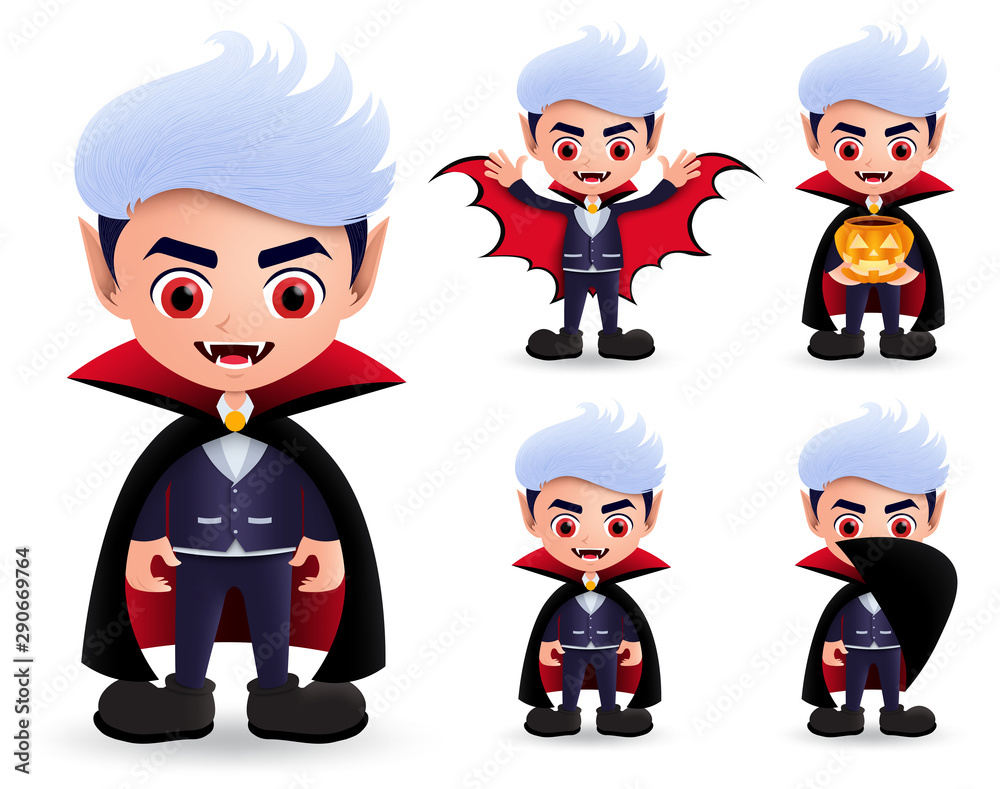 Halloween Cute Vampire Clipart