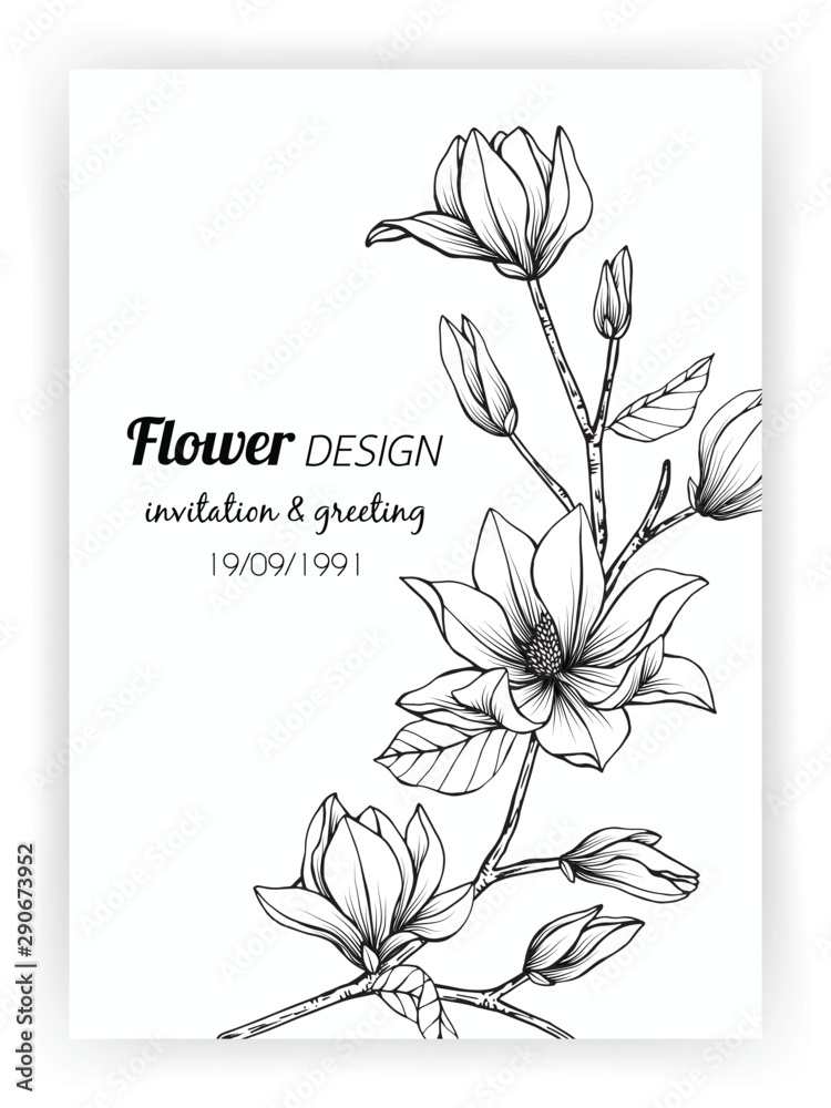 Flower Frame Drawing