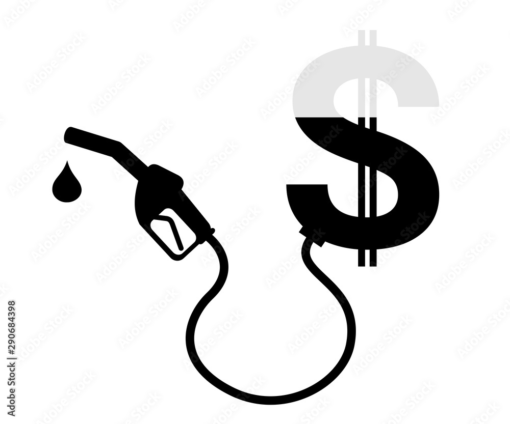Photo & Art Print Paying price and expense for fueling and refueling ...