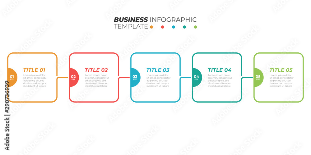 Infographic Template Business Vector Illustration