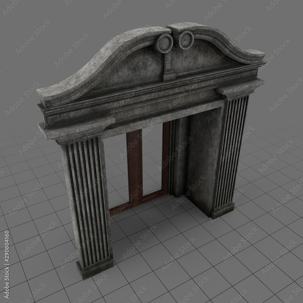 Door frame Stock 3D asset | Adobe Stock