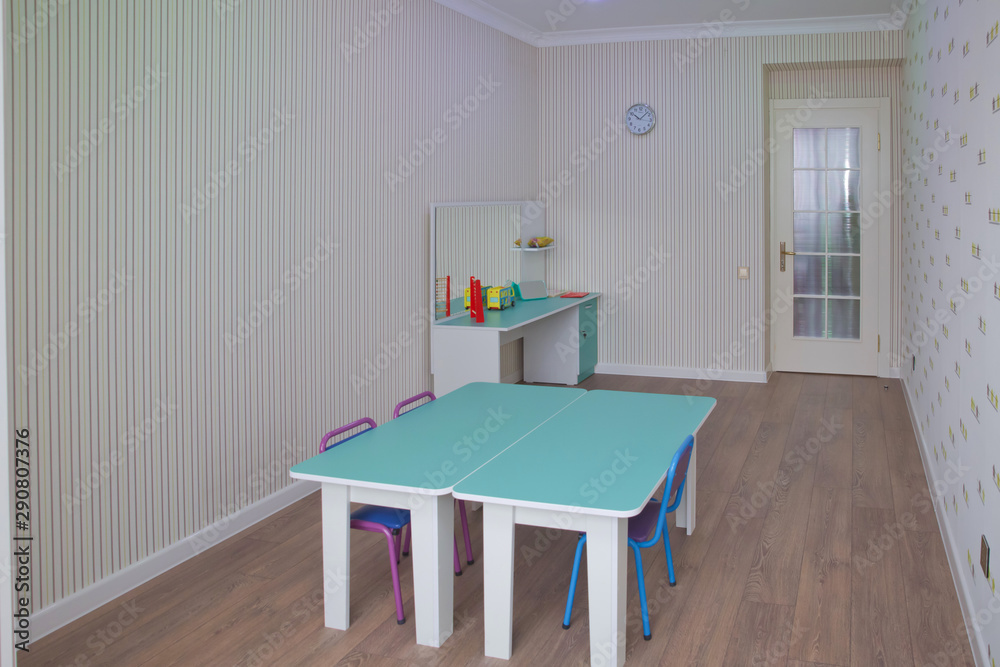 child development center room and desk . Kindergarten preschool ...