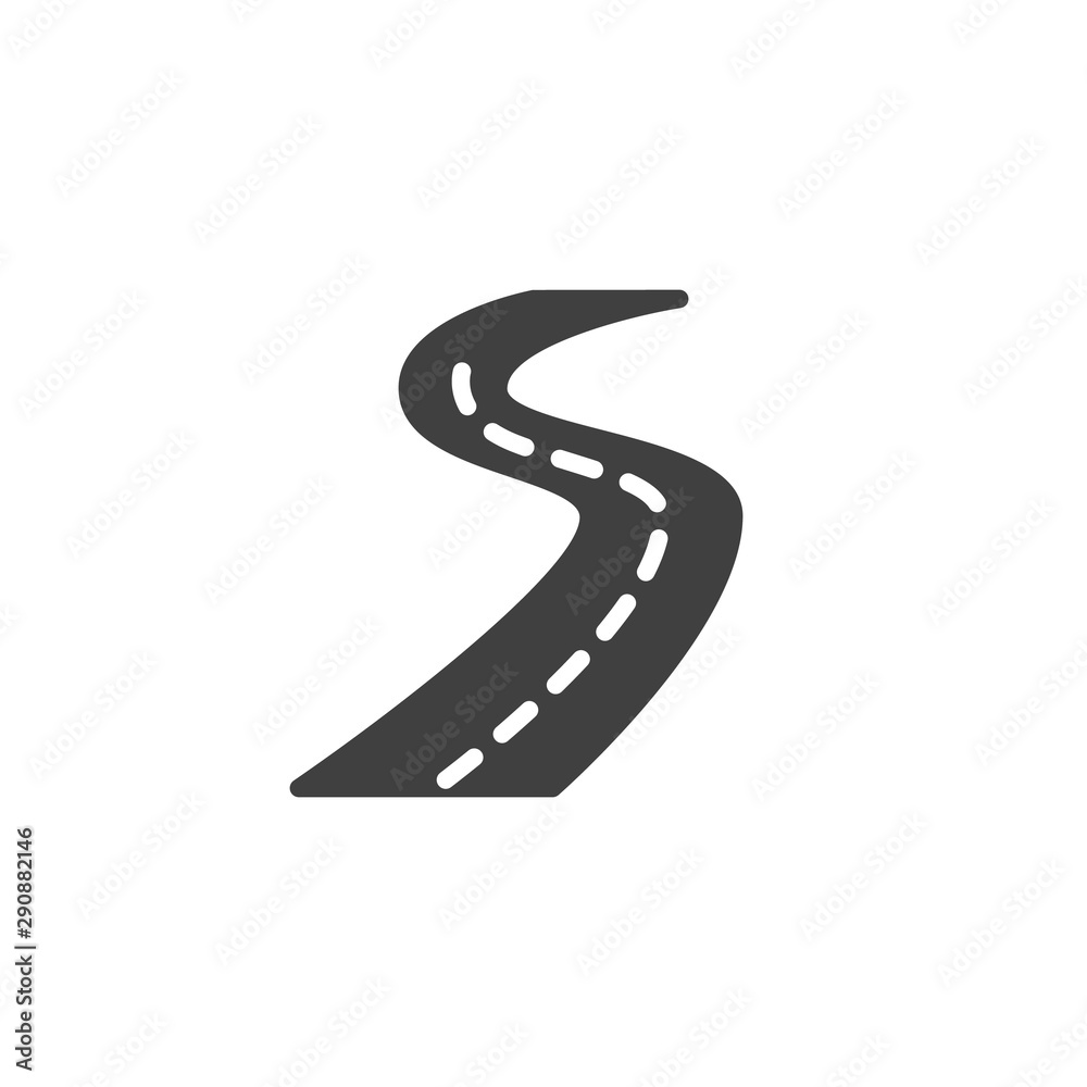 Winding Road Graphic