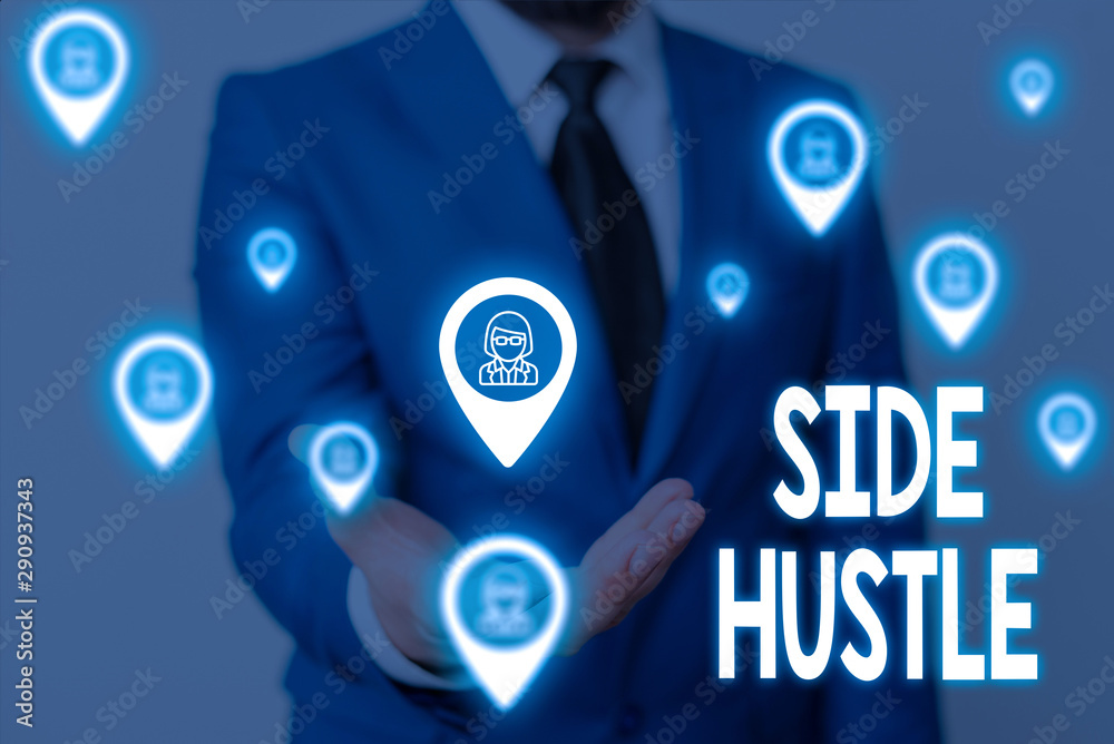 Handwriting text Side Hustle. Conceptual photo way make some extra cash ...