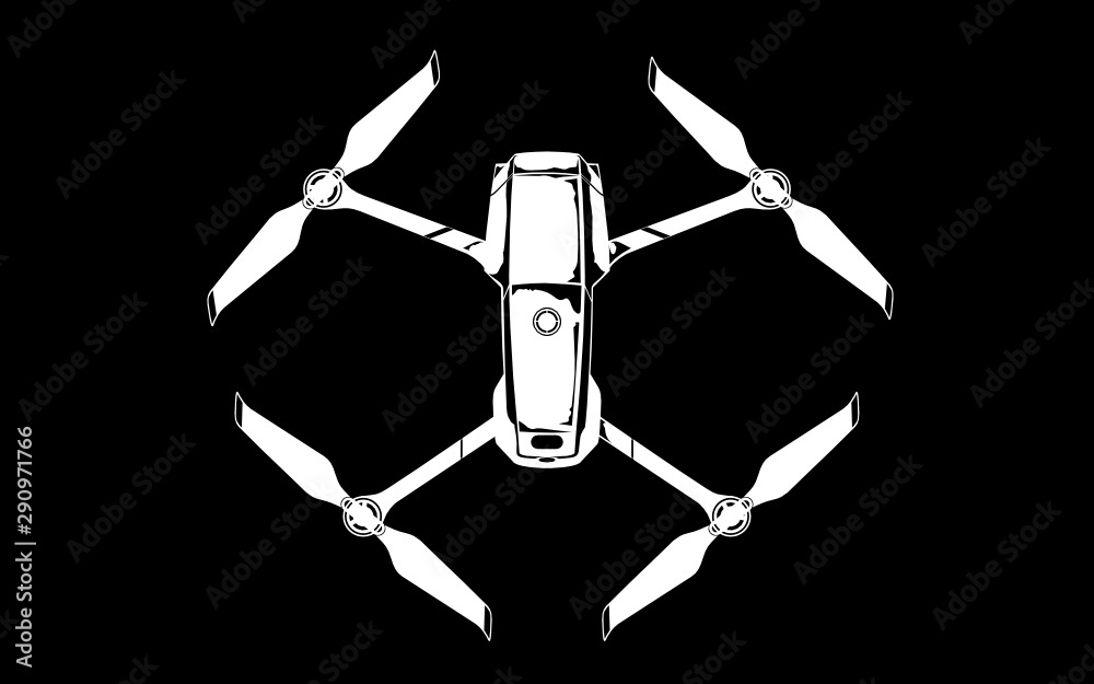 Drohne Stock Vector | Adobe Stock