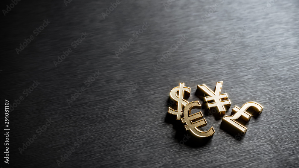 Rendering of Currencies and Trading symbols for economics and analytics ...