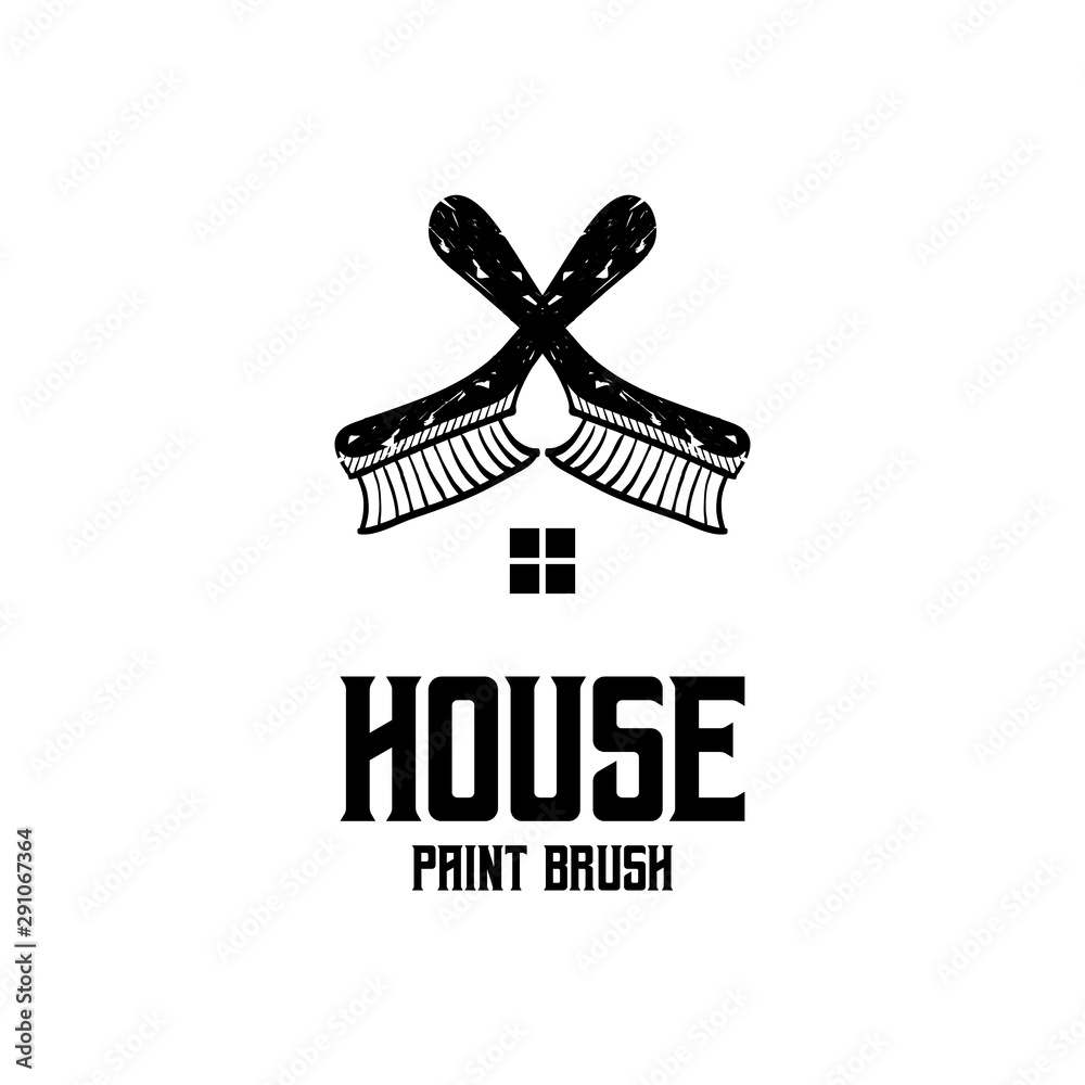 Logo Of Two Brush