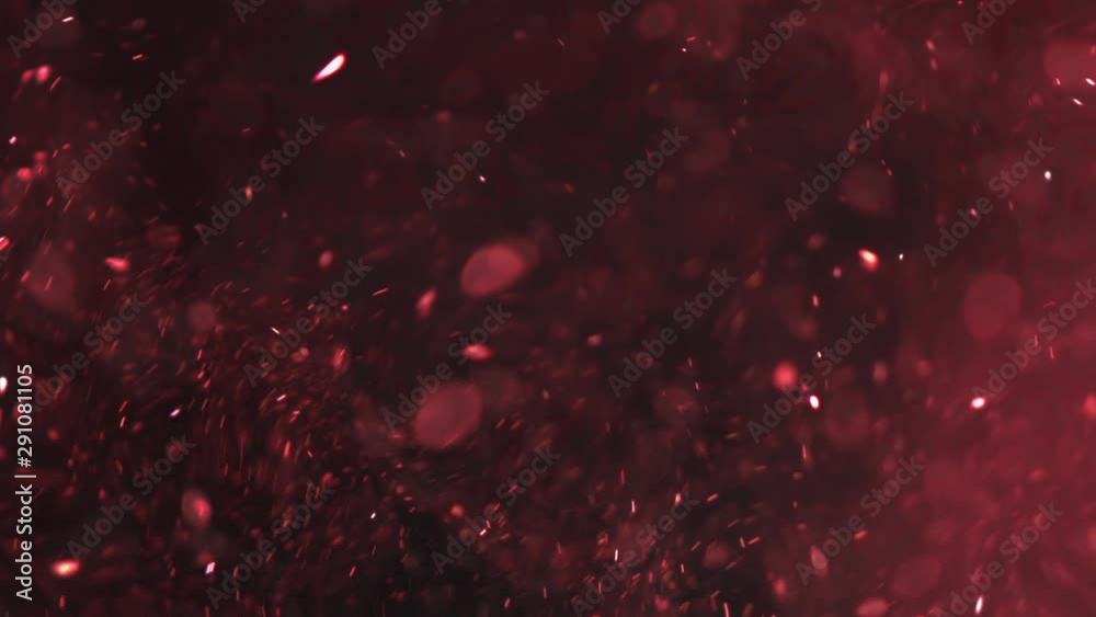 Neon light red particle bokeh loop animation Stock Video | Adobe Stock