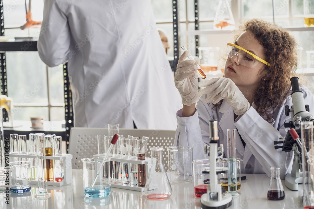 Team of Medical Research Scientist Conducts Experiments in Laboratory ...