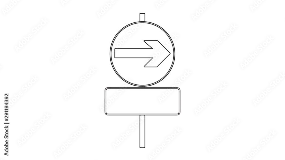 Vidéo Stock Change in direction of movement from left to right ...