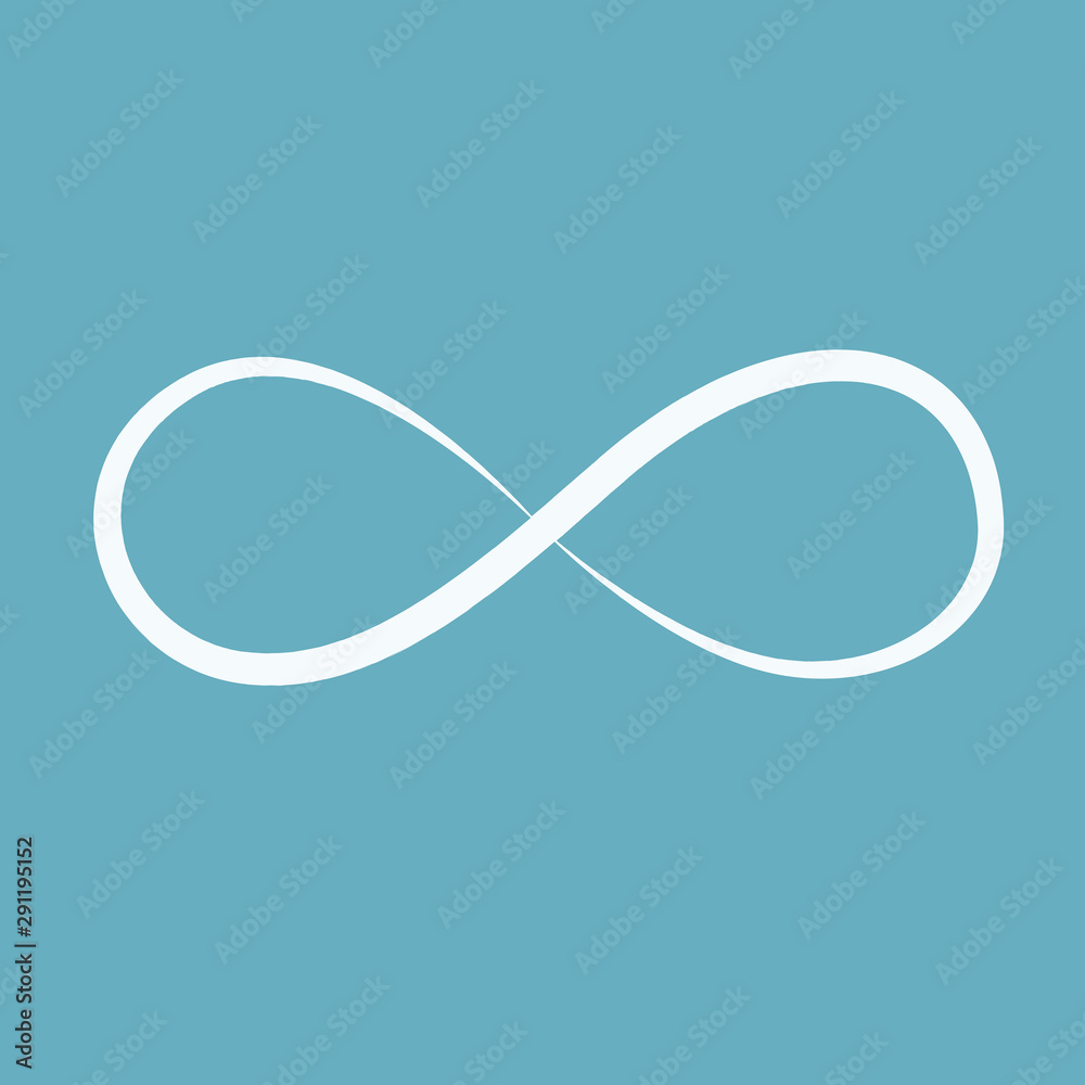 Modern, infinity, sign, vector illustration Stock Illustration | Adobe ...