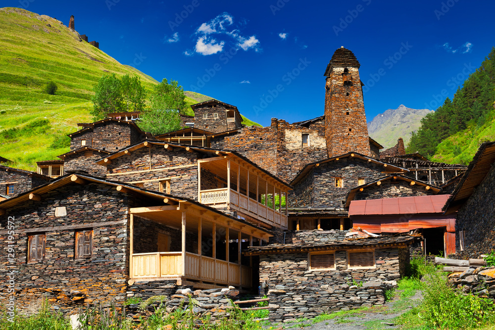 Ancient Georgian Village - Dartlo, in the Akhmeta Municipality, Kakheti ...