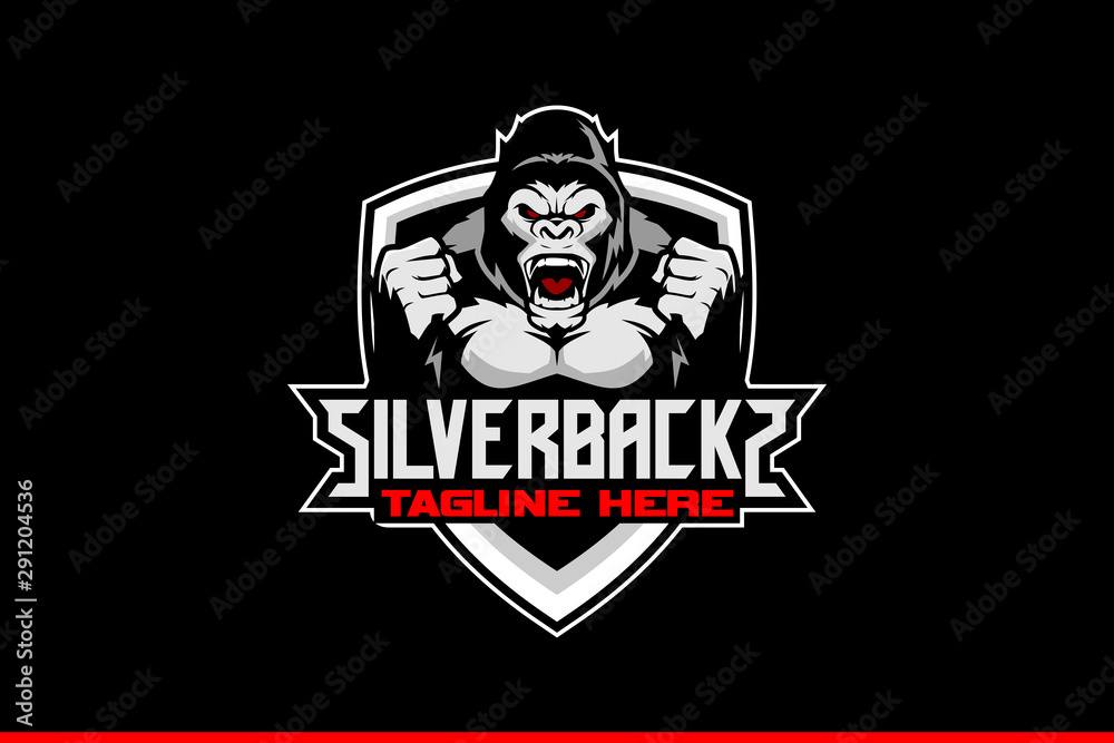 Silverback Gorilla Logo