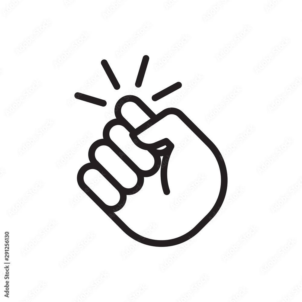 Knocking on door icon Stock Vector | Adobe Stock