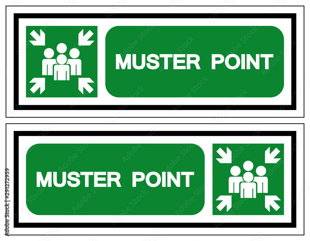 Muster Point Symbol Sign, Vector Illustration, Isolated On White ...