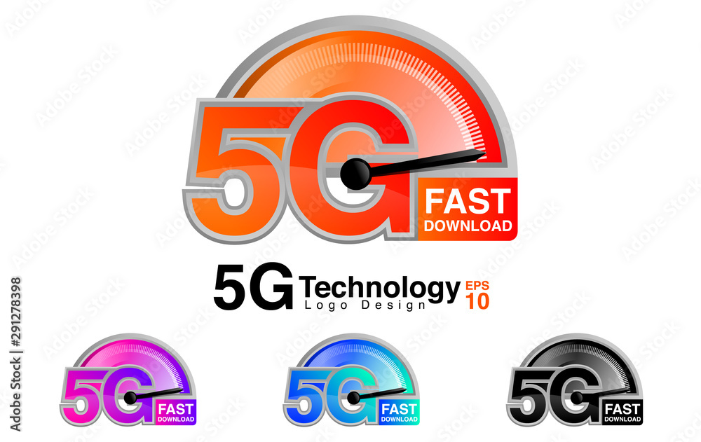 5G Technology Logo. 5G Technology Icon. Technology Fast Download ...