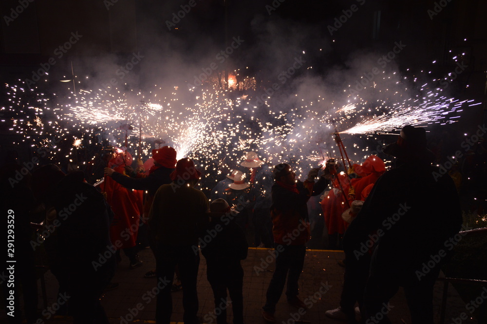 preparing last firecracker ends with a big up Stock Photo | Adobe Stock