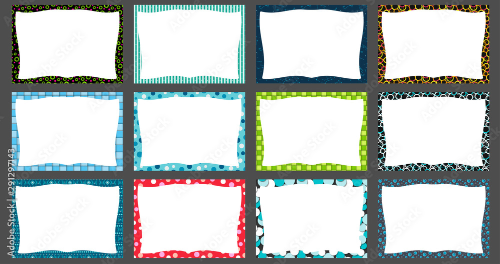 Flyer, cover, brochure layout design template. Vector illustration of ...