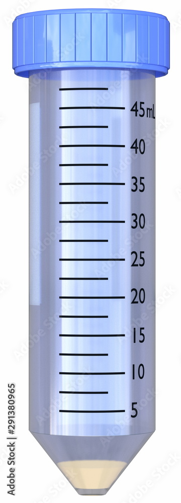 50 mL conical centrifuge tube with cell pellet Stock Illustration ...