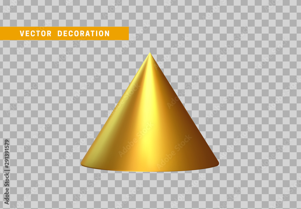 Sharp geometric cone cast volumetric. 3d Geometric Shapes Objects ...