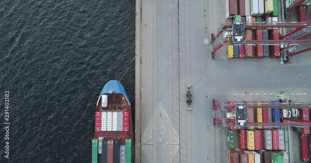 Cinema 4K drone shot with birds-eye view and forward motion revealing ...