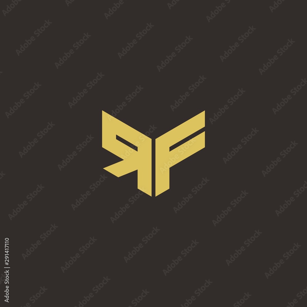 RF Logo Stock Vector | Adobe Stock