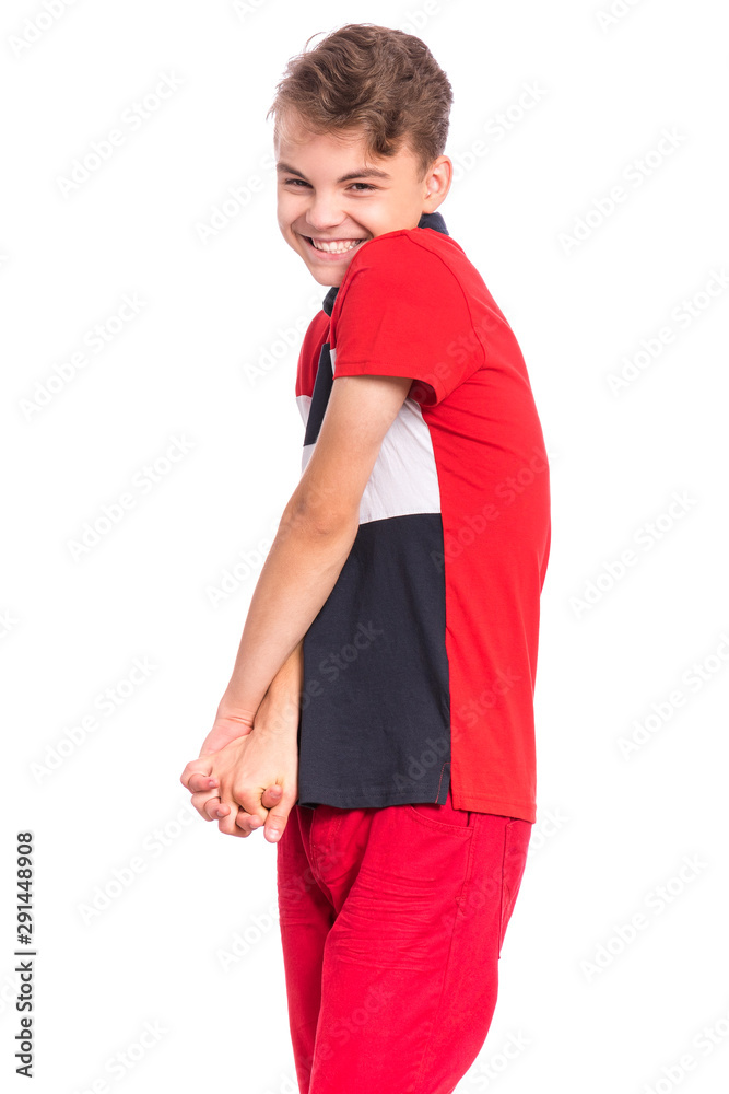 Cute Shy Teenage Boy