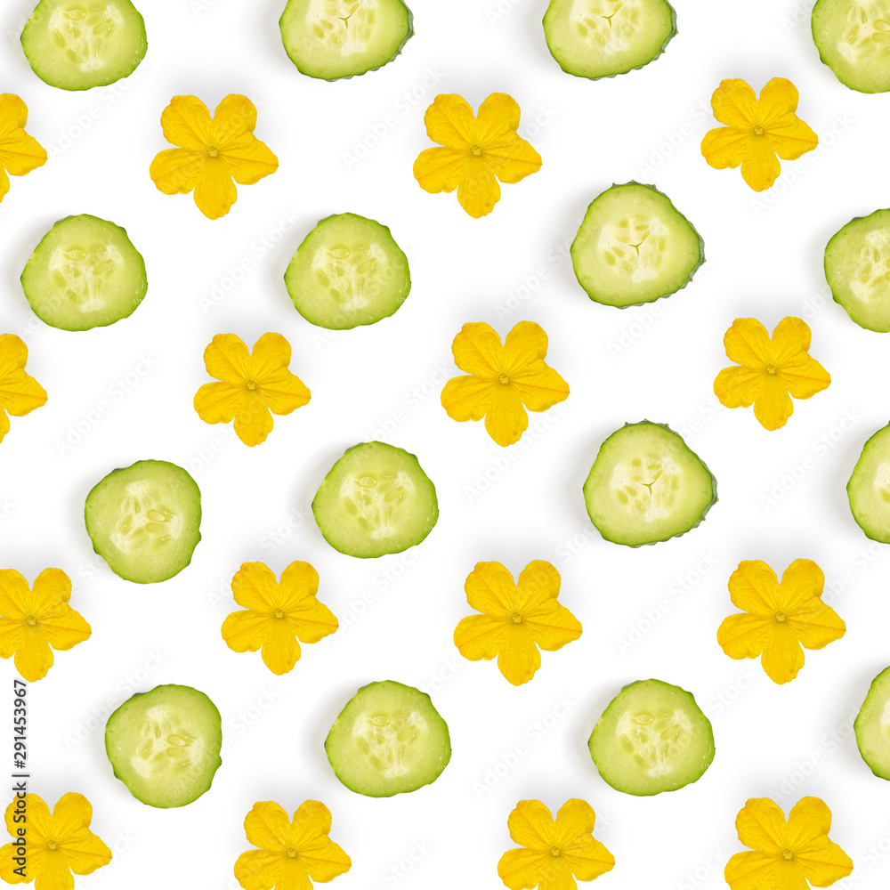 Cucumber Flower Design