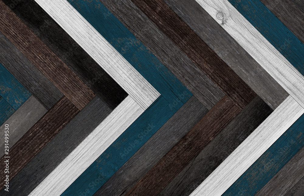 Multi-colored parquet floor. Wood texture for background. Stock Photo ...