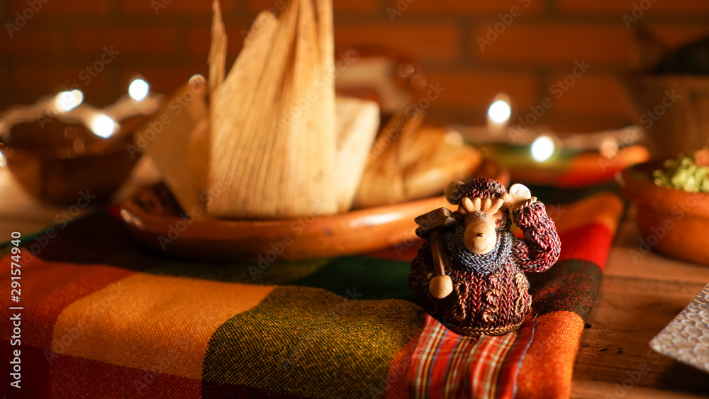 Tamal envuelto en hoja de maíz Stock Photo | Adobe Stock