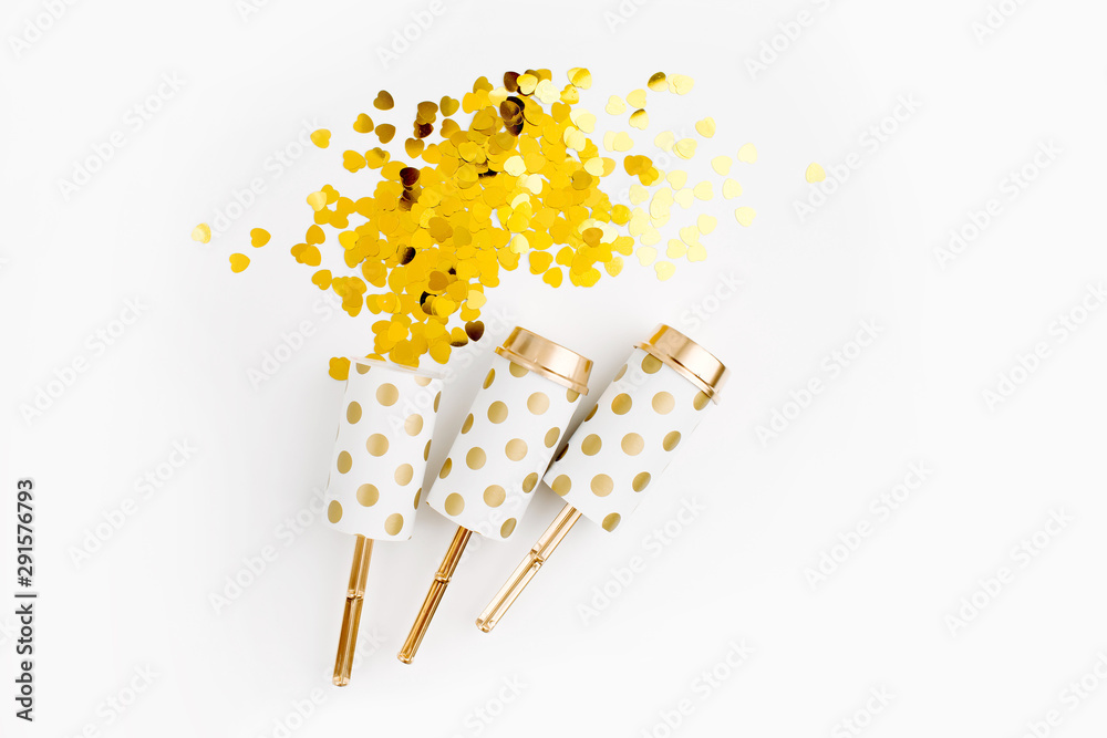 Push Confetti Poppers Stock Photo | Adobe Stock