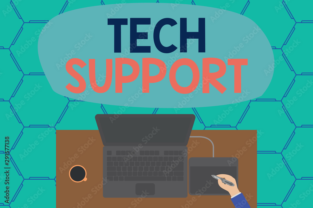 Conceptual hand writing showing Tech Support. Concept meaning Assisting ...