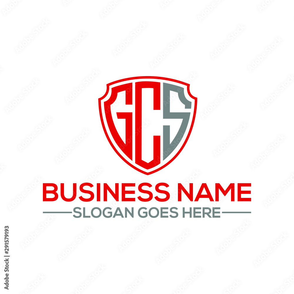 Initial letter GCS, FCS and Ert.Logo design, Business Logo design And ...