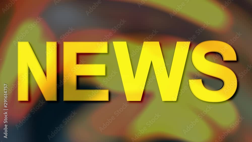 news style broadcast logo sign motion graphic background Stock Video ...