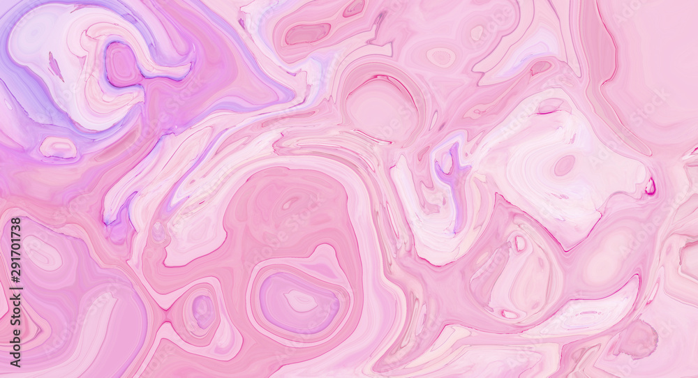 Light pink abstract liquid paint textured background with decorative ...