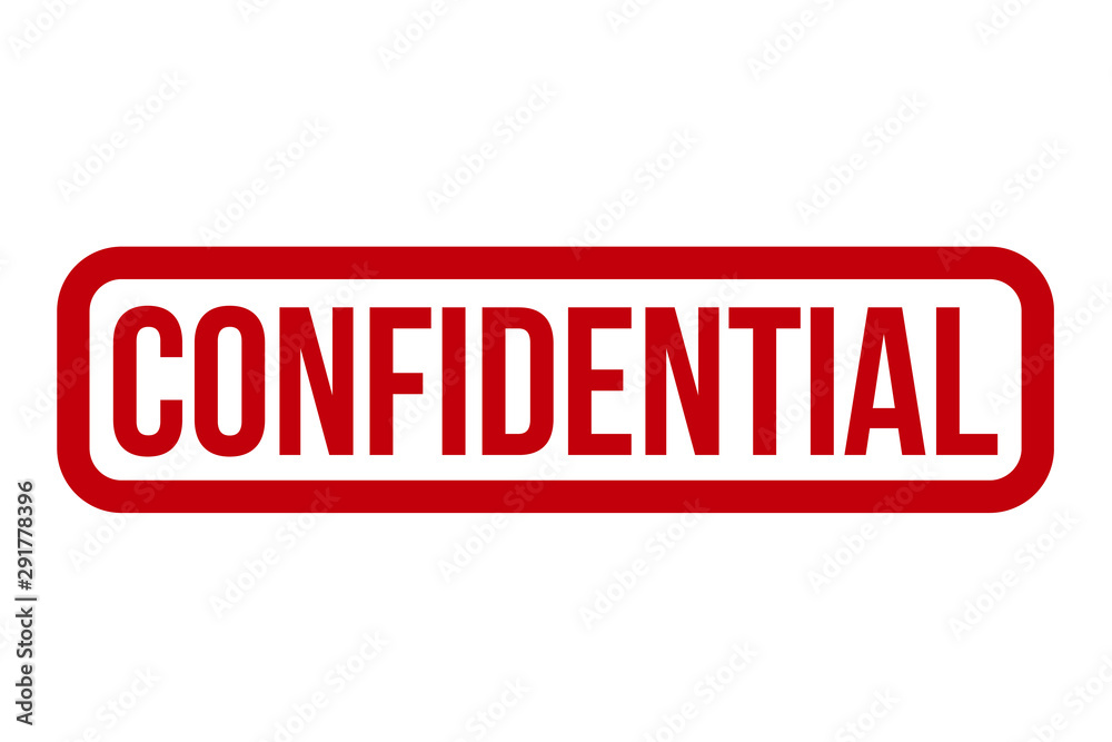 Poster Confidential Rubber Stamp Vector Illustration – Wall Art | UkPosters