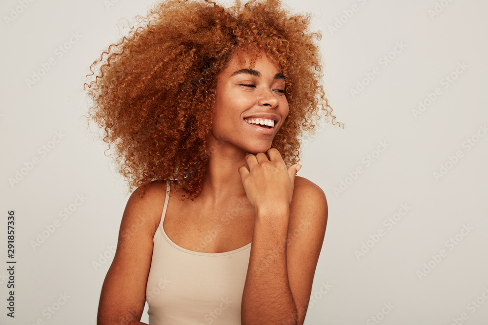 beautiful woman laughing Stock Photo | Adobe Stock
