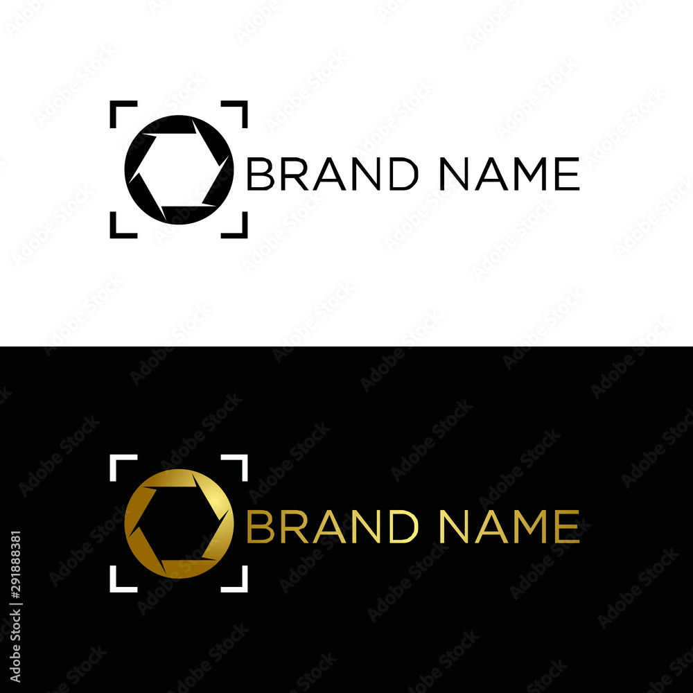 photography vector logo template Stock Vector | Adobe Stock