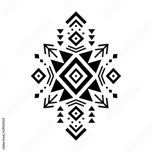 Aztec Border Tattoo Designs