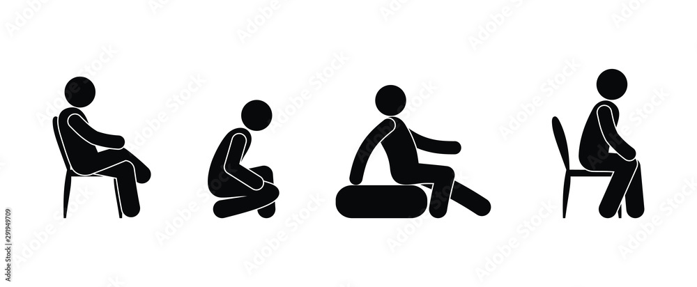 Human Figure Poses Sitting