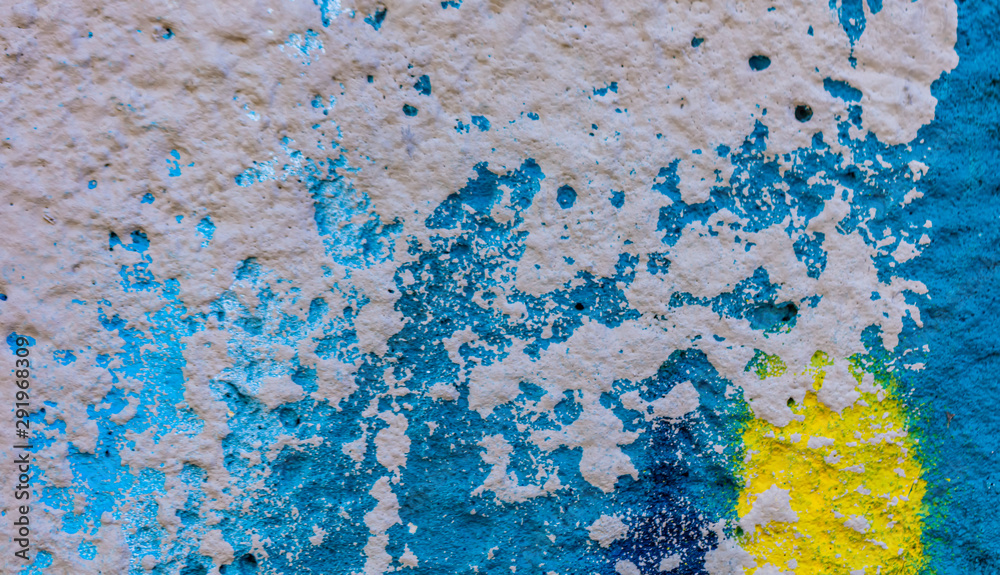 abstract colored texture. Old scratches, stain, paint splats, spots on ...