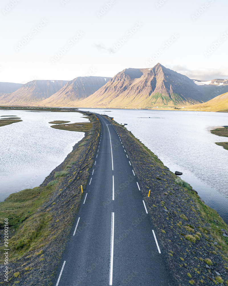 Icelandic road Stock Photo | Adobe Stock