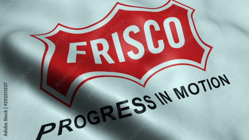 Flag of Frisco USA City Seamless Looping Waving Animation Stock Video ...